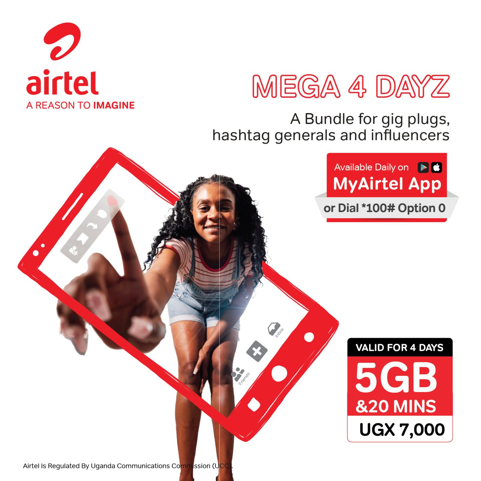 Airtel Uganda #Mega4Dayzz Campaign Rises Midweek