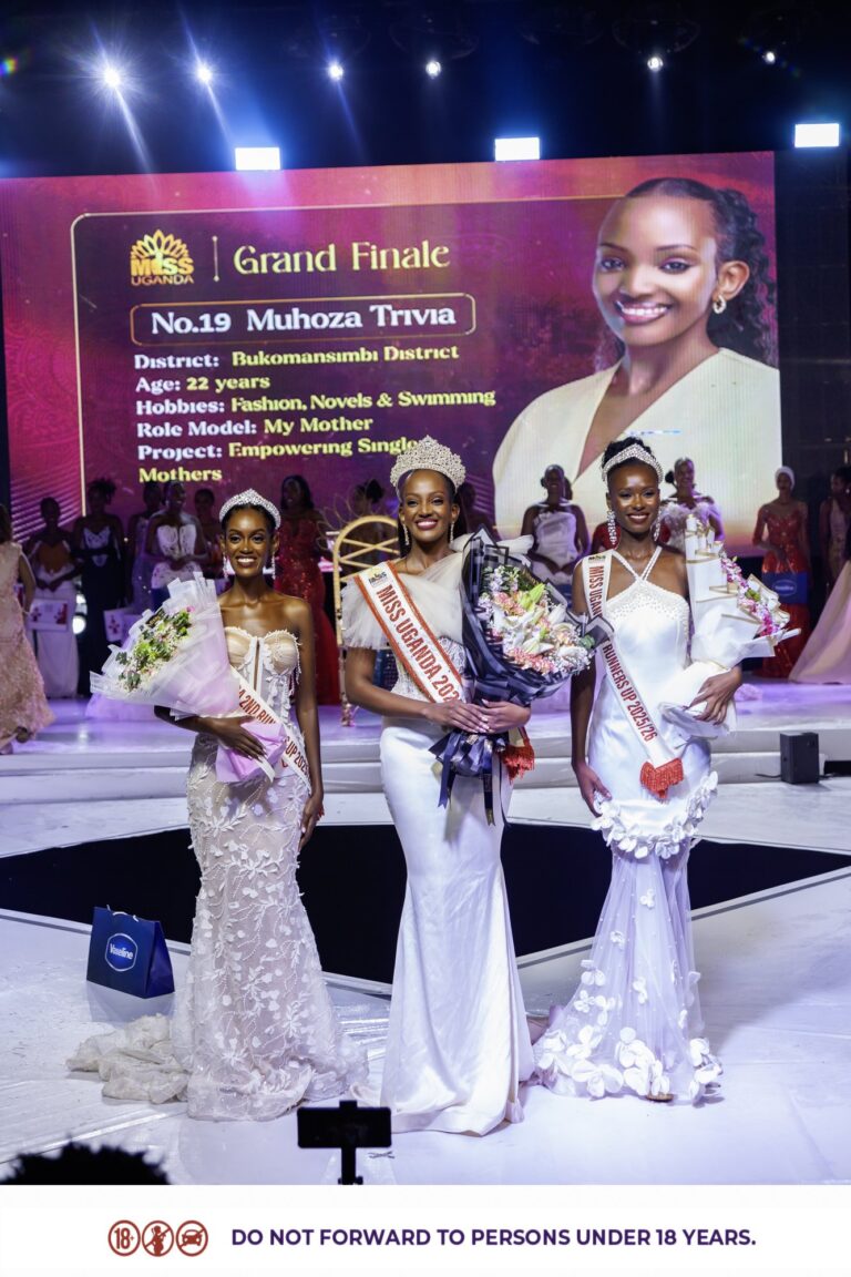 Muhoza Trivia Elle Wins Miss Uganda 2025–26 In White Glamour