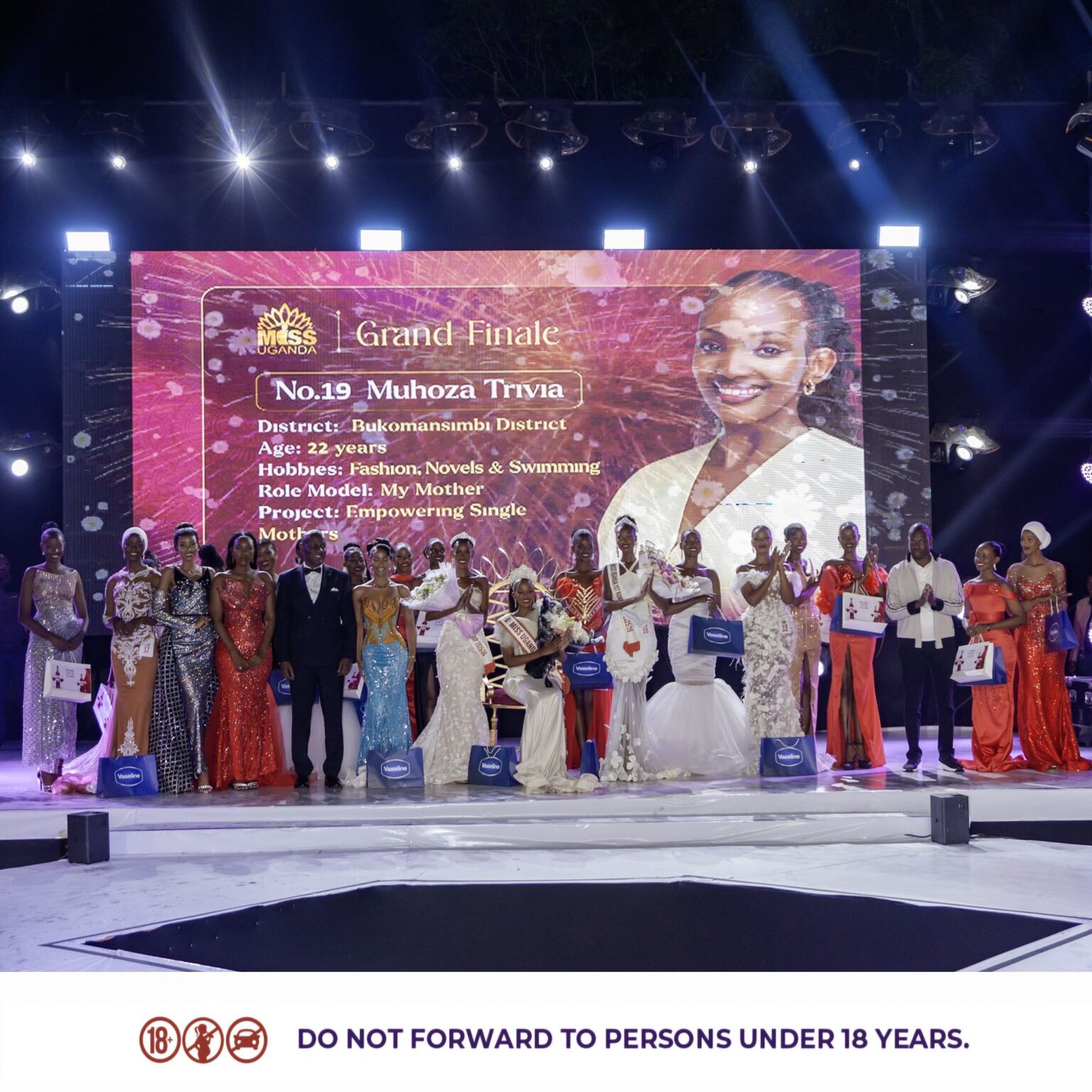 Muhoza Trivia Elle Wins Miss Uganda 2025–26 In White Glamour
